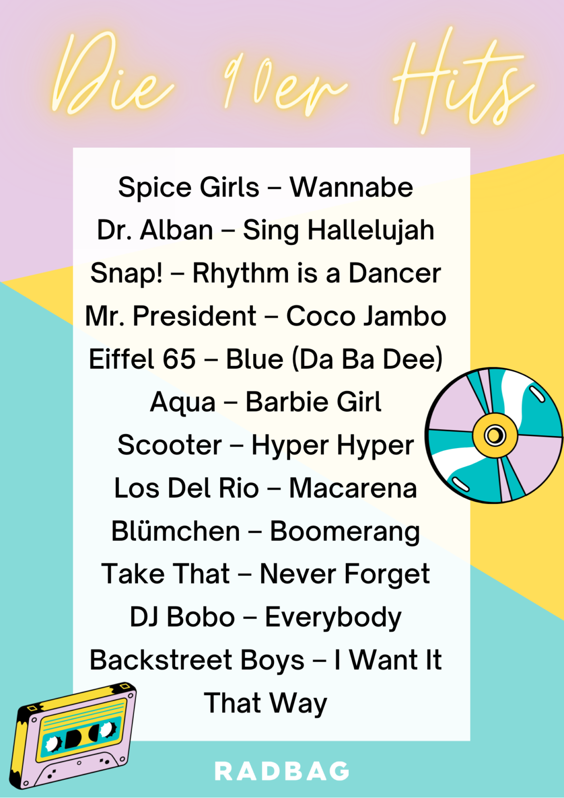 Back to the 90's - Die besten Dinge aus den 90er Jahren!