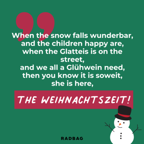 When The Snow Falls Wunderbar