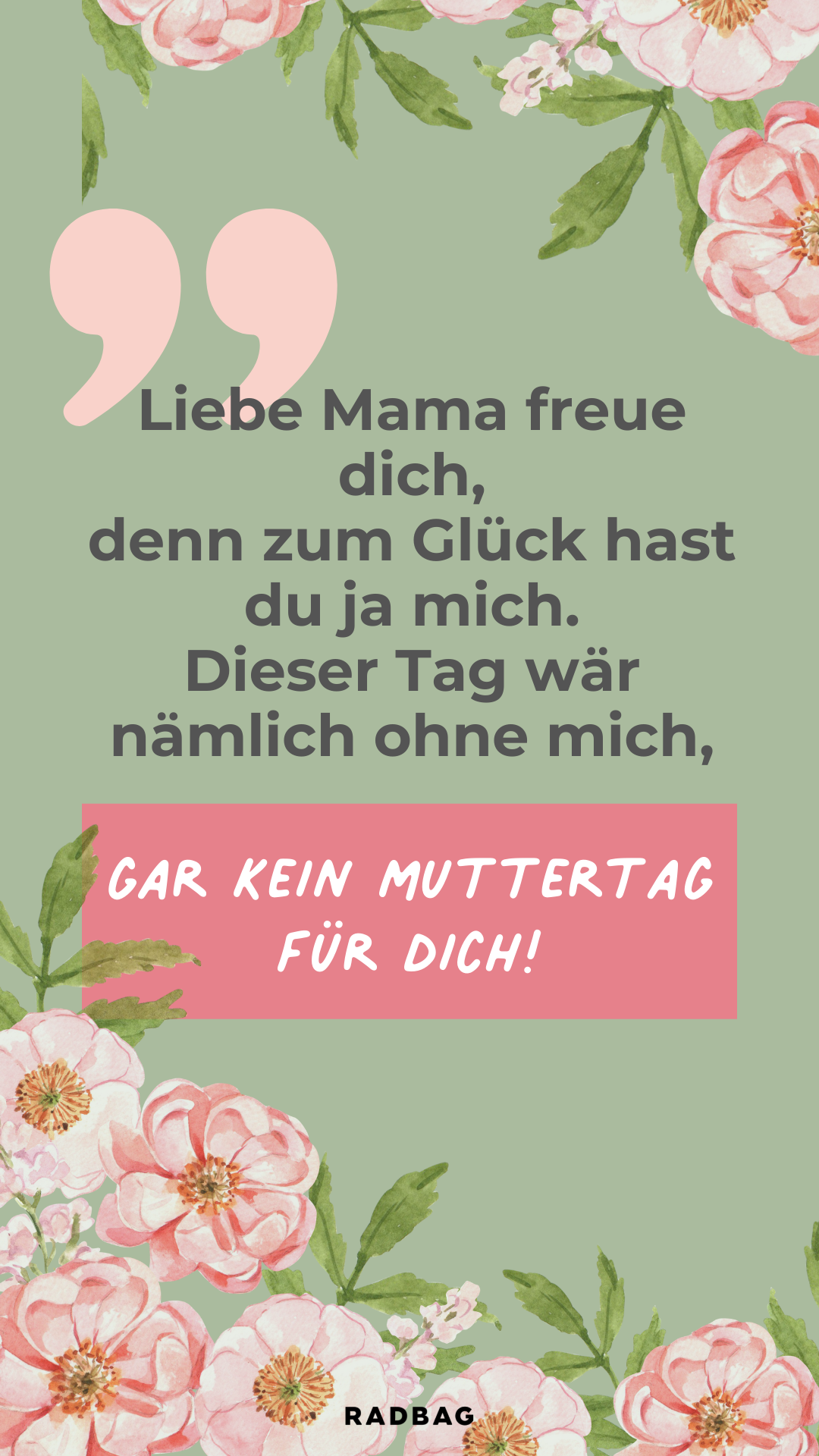 Muttertagsgedicht: kurz & bündig auf den Punkt gebracht