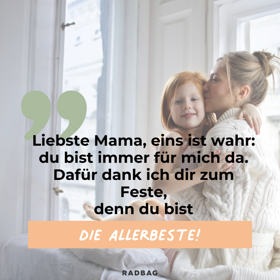 Muttertagsgedicht: kurz & bündig auf den Punkt gebracht