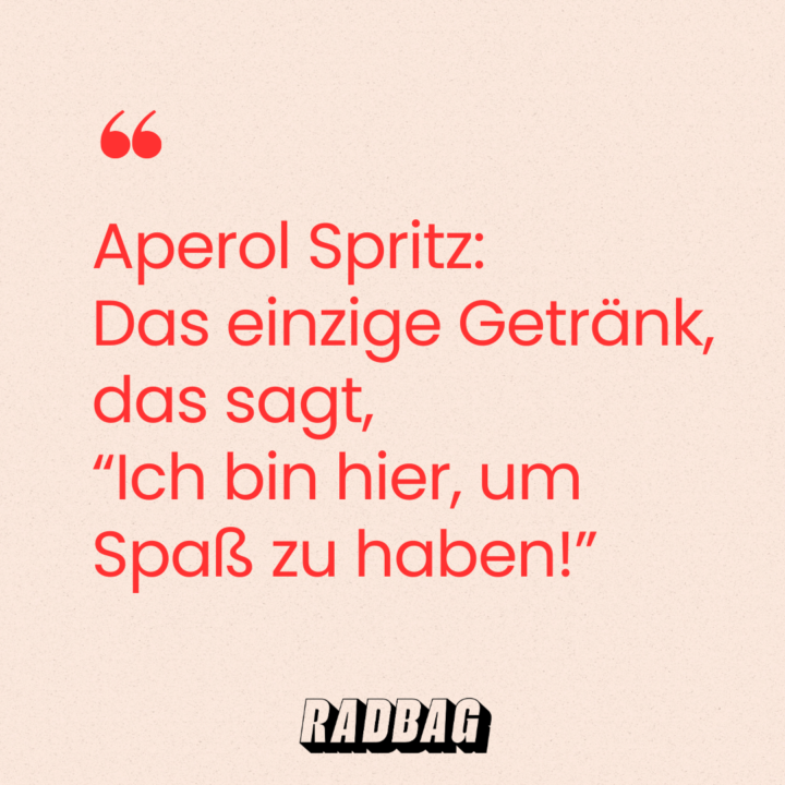 10 Aperol Sprüche für mehr Freude im Leben - jetzt versenden!