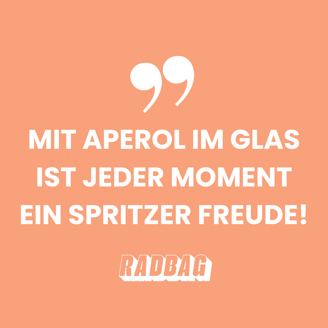 10 Aperol Sprüche für mehr Freude im Leben - jetzt versenden!