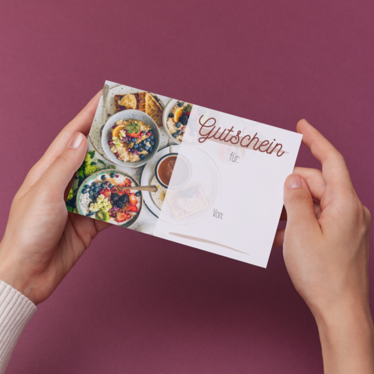 Gutschein Vorlage kostenlos - für verschiedene Anlässe!
