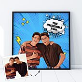 Personalisierbares Poster mit Symbol und Text