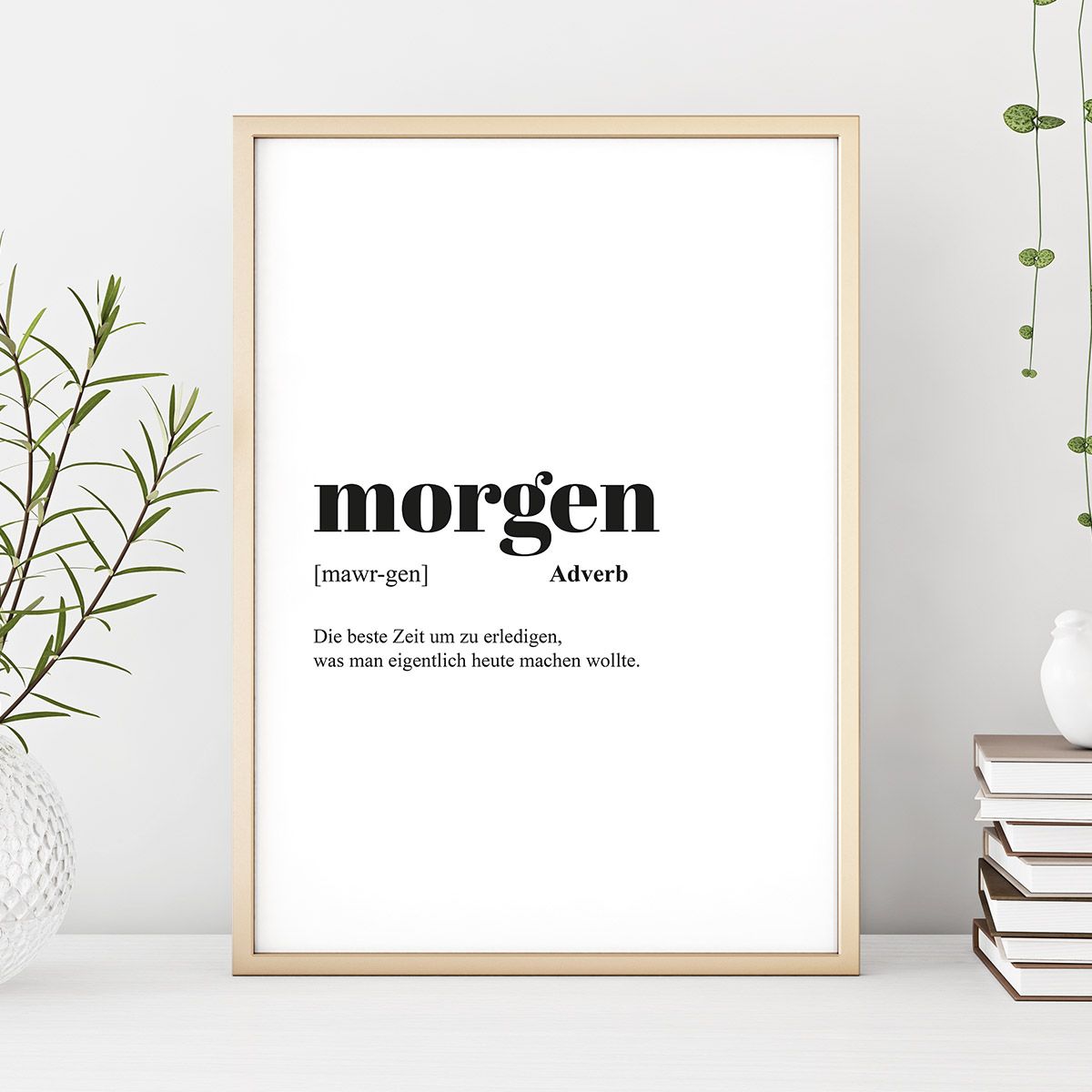 Personalisierbares Poster Wörterbuch-Eintrag